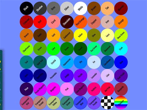 First Design Of My Color Ocs R Originalcharacter