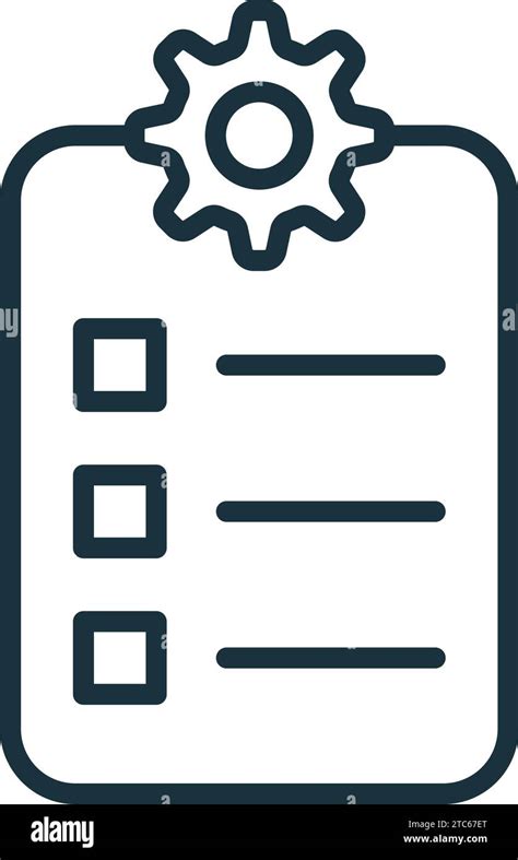 Requirements Icon Monochrome Simple Sign From Operation Management