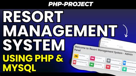 Online Resort Management System In Php And Mysql With Code