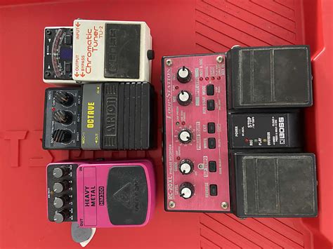 Boss Behringer Loop Pedal Octave Tunermeral 90 2020 Reverb