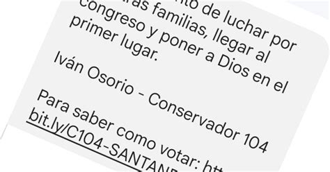 Denuncias Por Llamadas Y Mensajes De Candidatos En Plena Jornada Electoral Infobae