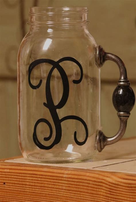 Mason Jar Glasses With Handles Mason Jar Drinking Glass With Handle