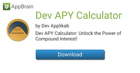 Dev Apy Calculator For Android Free App Download