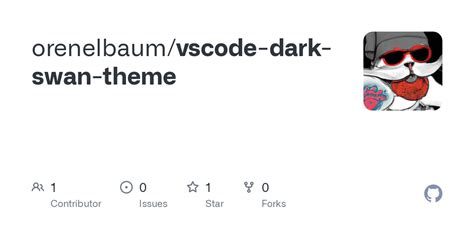 Github Orenelbaumvscode Dark Swan Theme