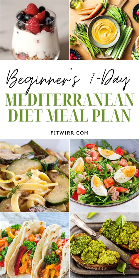 7 Day Mediterranean Diet Meal Plan Recipes For Beginners Nourish Fit
