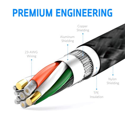 Eseekgo Cb 02 2 1a 1m 3 3ft Multi Solid Color Braided Data Cable