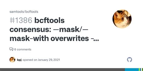Bcftools Consensus Mask Mask With Overwrites Mask Del · Issue 1386 · Samtoolsbcftools