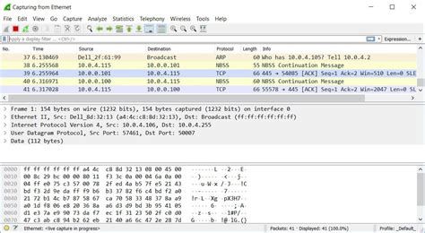 Capturing Of Network Traffic Using Wireshark Tool
