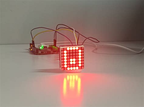 Robot Eyes Using 8×8 Led Dot Matrix With Vega Aries Boards Vega