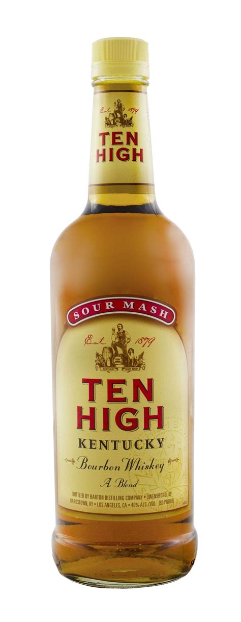 Ten High Bourbon Whiskey 750ml Mission Liquor