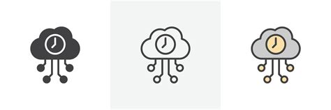 High Server Uptime Icon 42113654 Vector Art At Vecteezy