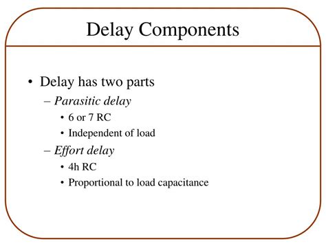 Ppt Logic Gate Delay Modeling 1 Powerpoint Presentation Free