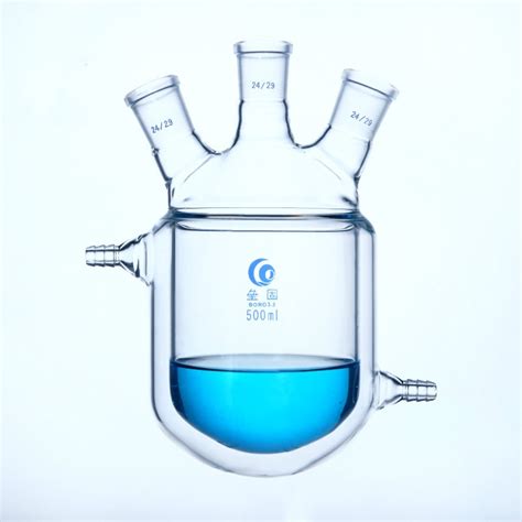 1pc 50ml To 2000ml Double Layer Reactor Glass Jack Grandado