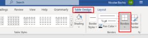 How To Make And Customize A Table In Microsoft Word