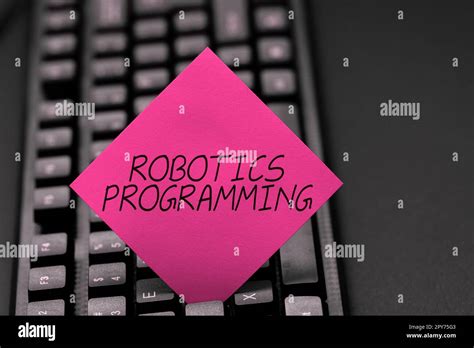 Writing Displaying Text Robotics Programming Business Showcase Software That Used To Perform