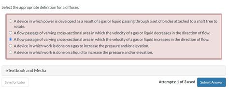 Solved Select The Appropriate Definition For A Diffusera