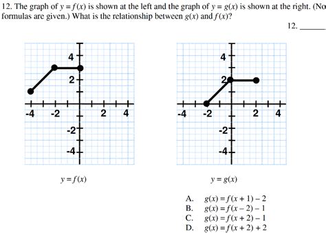 Solved The Graph Of Y R X Is Shown At The Left And The Chegg Com