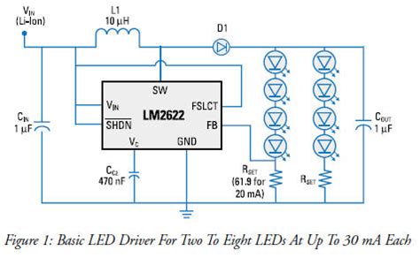 White LED Circuit Diagram
