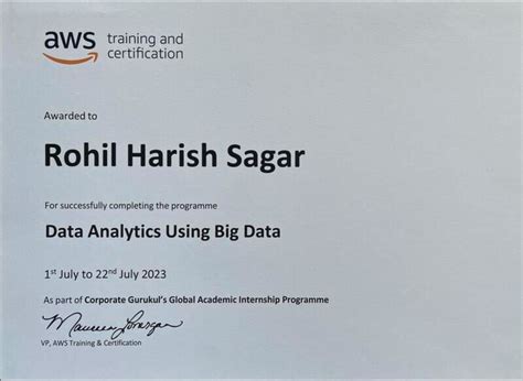 Rohil Sagar On Linkedin Dataanalytics Deeplearning Internshipexperience Nus Aws
