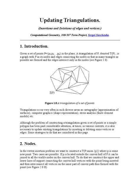 Pdf Updating Triangulations Dokumen Tips