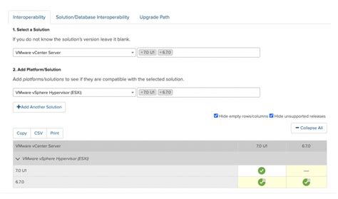 Vmware Interoperability And Upgrade Matrix Vblognl