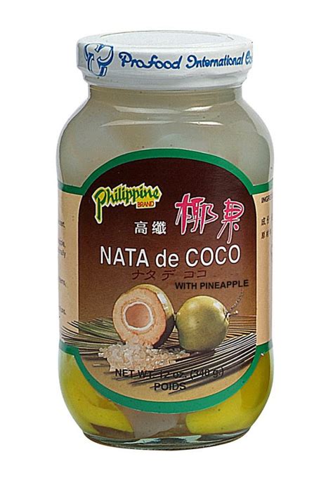 Philippine Brand Nata De Coco With Pineapple 340g