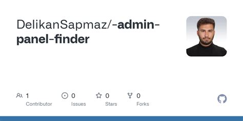 GitHub DelikanSapmaz Admin Panel Finder