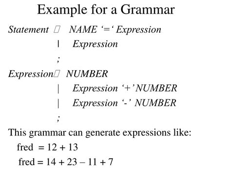 Ppt Introduction To Bison Parser Generator In C Language Powerpoint Presentation Id9139536