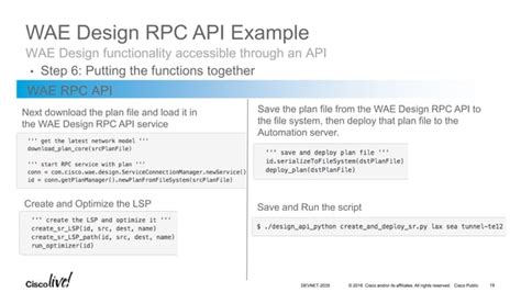 WAN Automation Engine API Deep Dive PPT