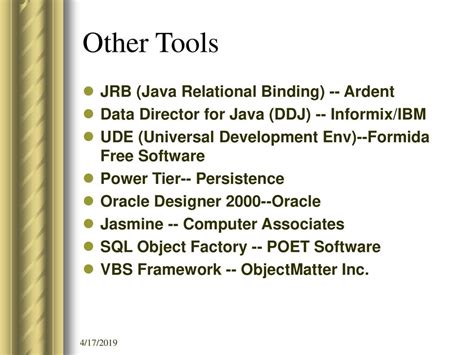 object relational mapping tools ppt download