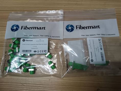 Fc Apc To Fc Apc Singlemode Simplex Square Solid Type One Piece Metal Fiber Adapter Fiber