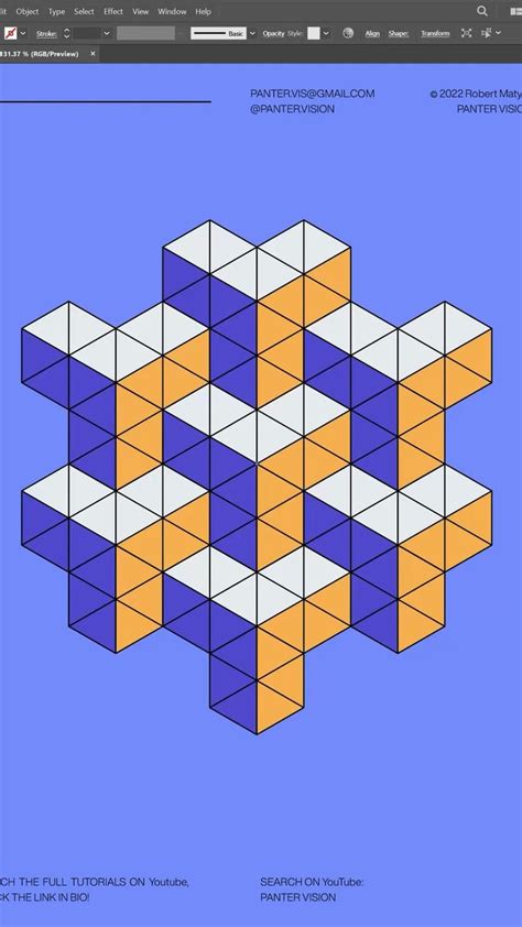 Isometric Pattern In Illustrator Tutorial