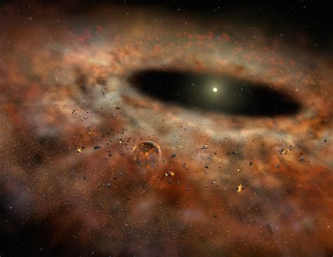 A Protoplanetary Disk Is A Rotating Circumstellar Disk Of Dense Gas And
