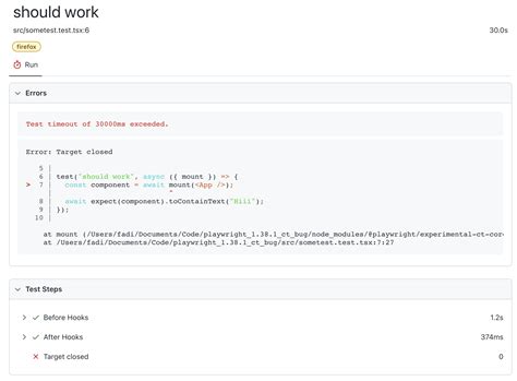 Bug Component Testing Fails On Some Browsers · Issue 27419