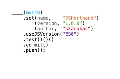 GitHub Skarukas JShorthand A Lightweight ES JavaScript Library Enabling A Clean And Flexible