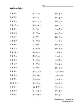 Adding Nine By Susana Goria TPT