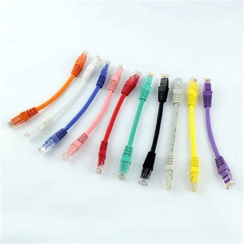 15cm And 20cm Ethernet Cables For Easy Patch Panel To Switch Port Replication Cable Ties