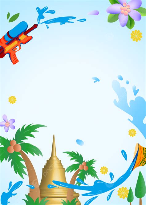 พื้นหลังปืนฉีดน้ำสงกรานต์ ฟ้าไทย สเปรย์ฉีดน้ำ ภาพวอลล์เปเปอร์สำหรับดาวน์โหลดฟรี Pngtree