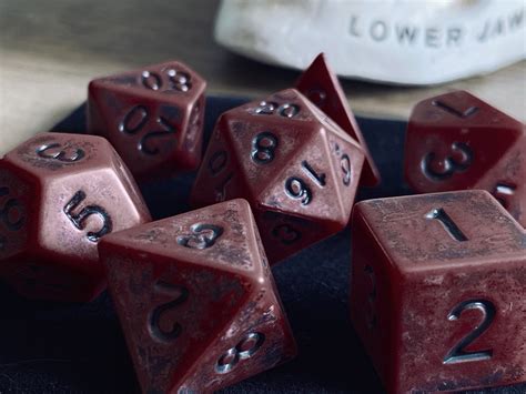 Dice And Tile Games 7 Piece Rpg Tabletop Set Dungeon And Dragons