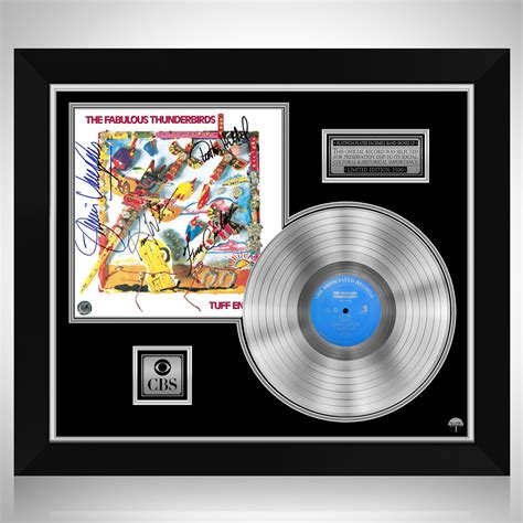 The Fabulous Thunderbirds Tuff Enuff Platinum Lp Limited Signature