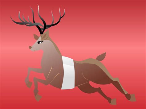 Running Deer Vector Art And Graphics