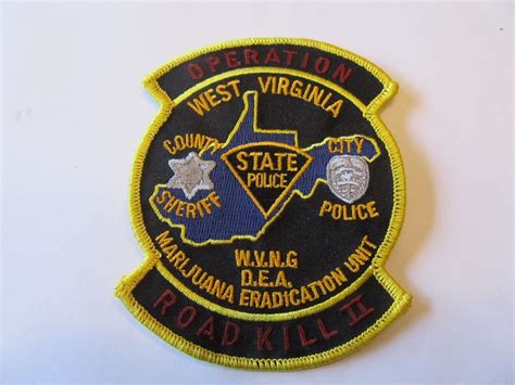 West Virginia State Police Narcotics Task Force Patch Antique Price