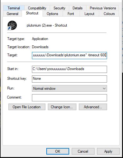 Error Message Plutonium