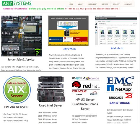 IBM AIX SERVER Sale AIX Lab Rental Online AIX Server For Practice AIX Lab AIX Online
