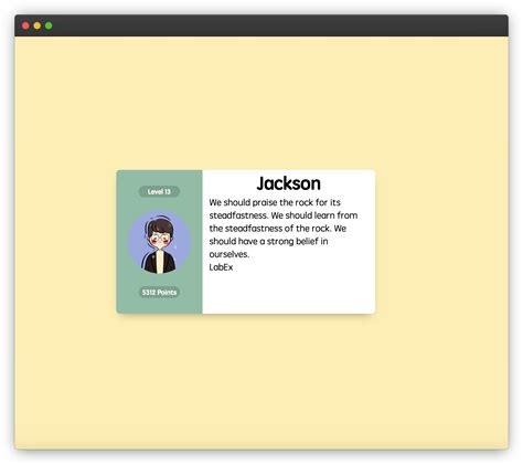 Project Create Visually Appealing Business Card Labex