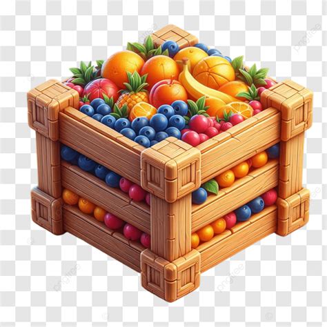 Catoon 과일 상자 일러스트 만화 과일 식단표 벡터 Png 일러스트 및 이미지 에 대한 무료 다운로드 Pngtree