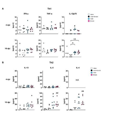 Single Sex Schistosoma Mansoni Infection Causes Higher Cytokine Download Scientific Diagram