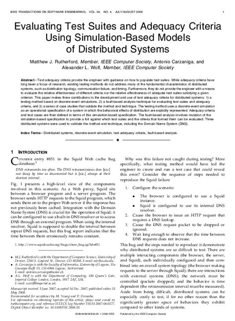Pdf Evaluating Test Suites And Adequacy Criteria Using Simulation