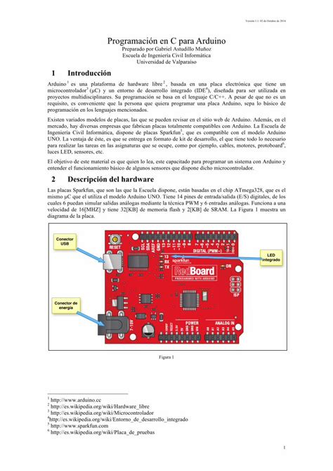 Pdf Programación En C Para Arduino Electonica Dokumentips