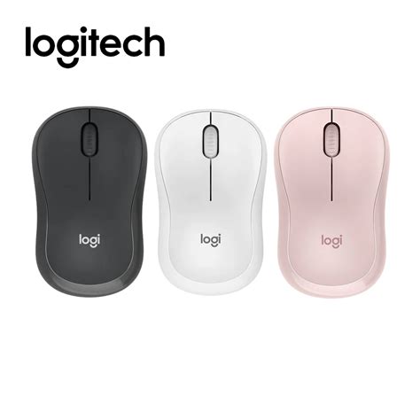 Logitech M240 Wireless Bluetooth Silent Mouse Graphite Off White Rose